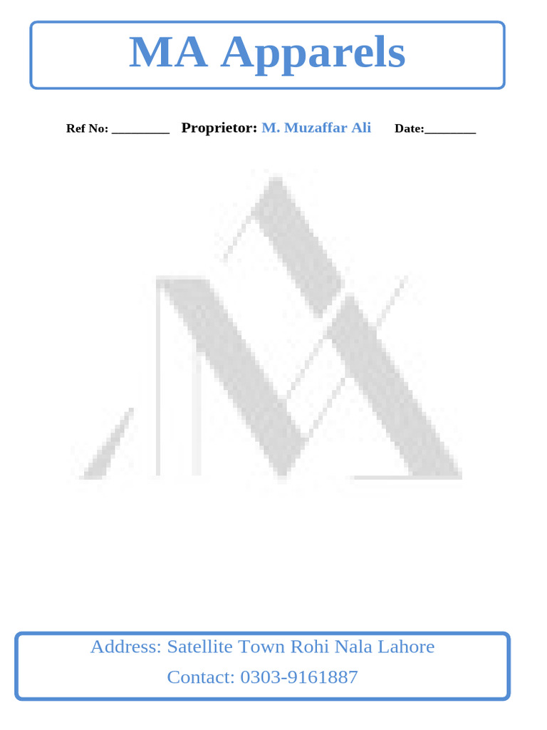MA Letter Head | PDF