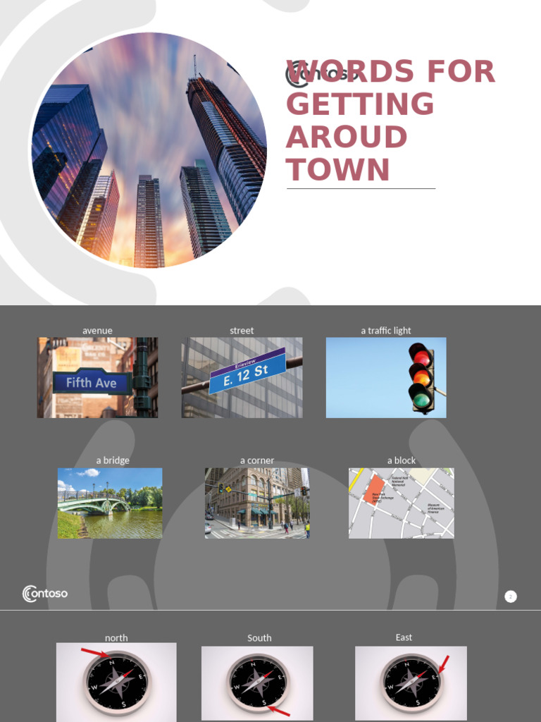 9. Words for Getting Aroud Town | PDF
