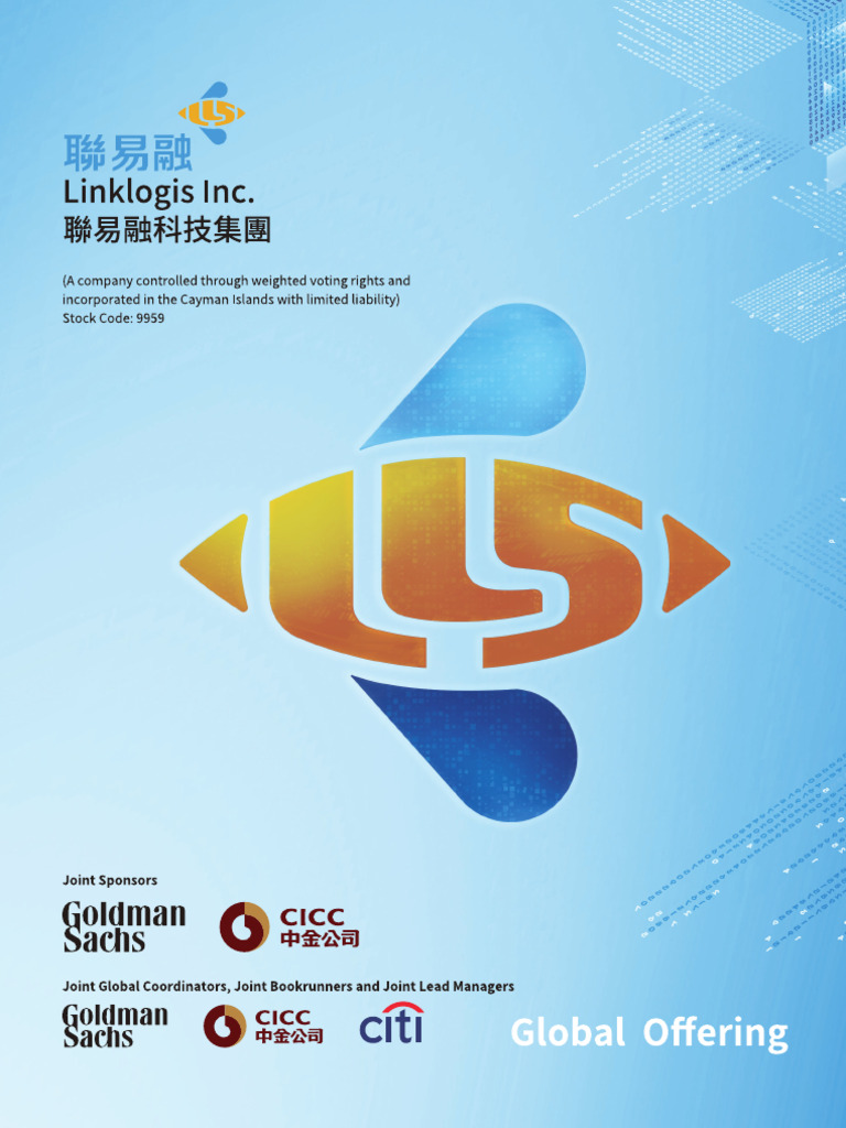 Prospectus - Linklogis | PDF | Supply Chain | Securities (Finance)