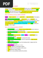 Procedures Radar Performance Test | PDF | Teaching Methods & Materials ...