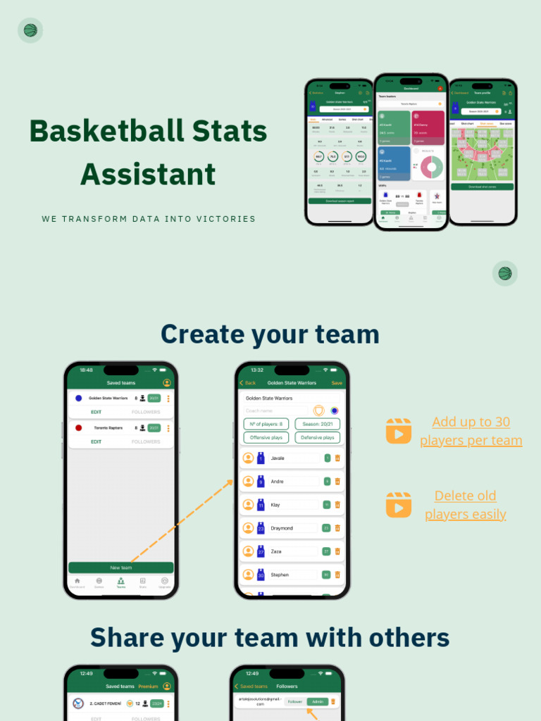 Basketball Game Stats Management Guide | PDF | System Software | Computing