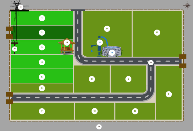 Layout Lahan Hijauan | PDF