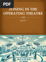 Zoning Principles in Operation Theatre | PDF | Operating Theater | Surgery