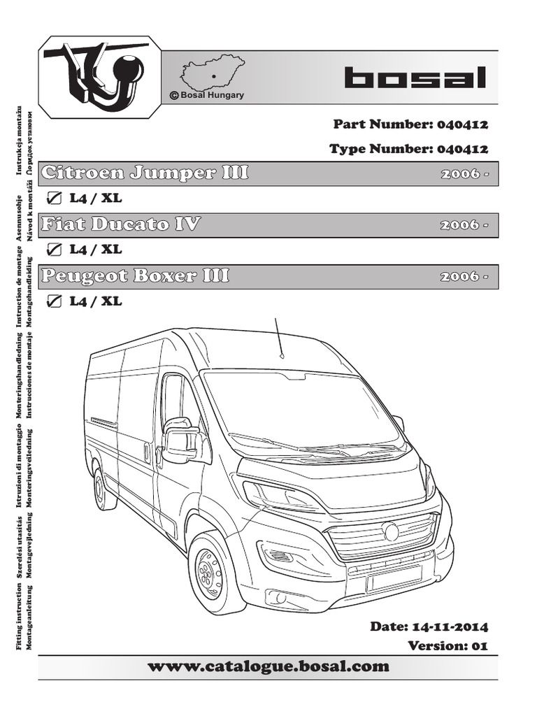 Citroen Jumper Fiat Ducato Peugeot Boxer 2006 en Pieza 58ea35d8fc | PDF