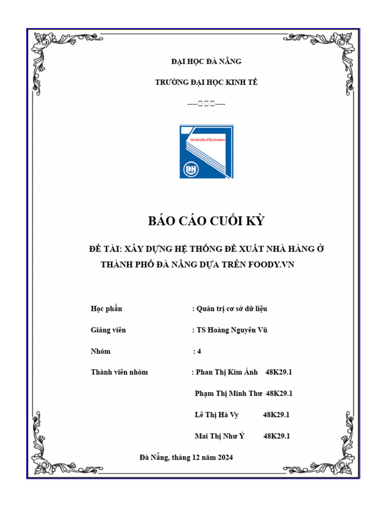 (QTCSDL) Big Big Deadline | PDF