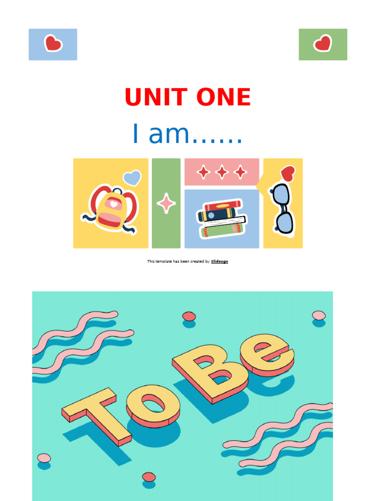 Unit One I Am.... | PDF