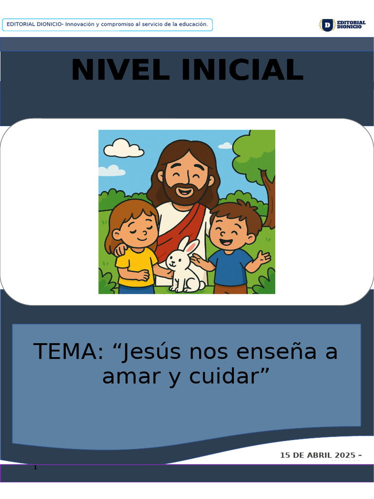 (U) 15-04-25 Inicial Editorial Dionicio | PDF | Amor | Evaluación