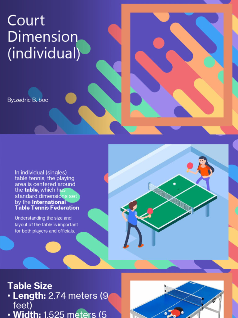 Court Dimension (Individual) : By:zedric B. Boc | PDF