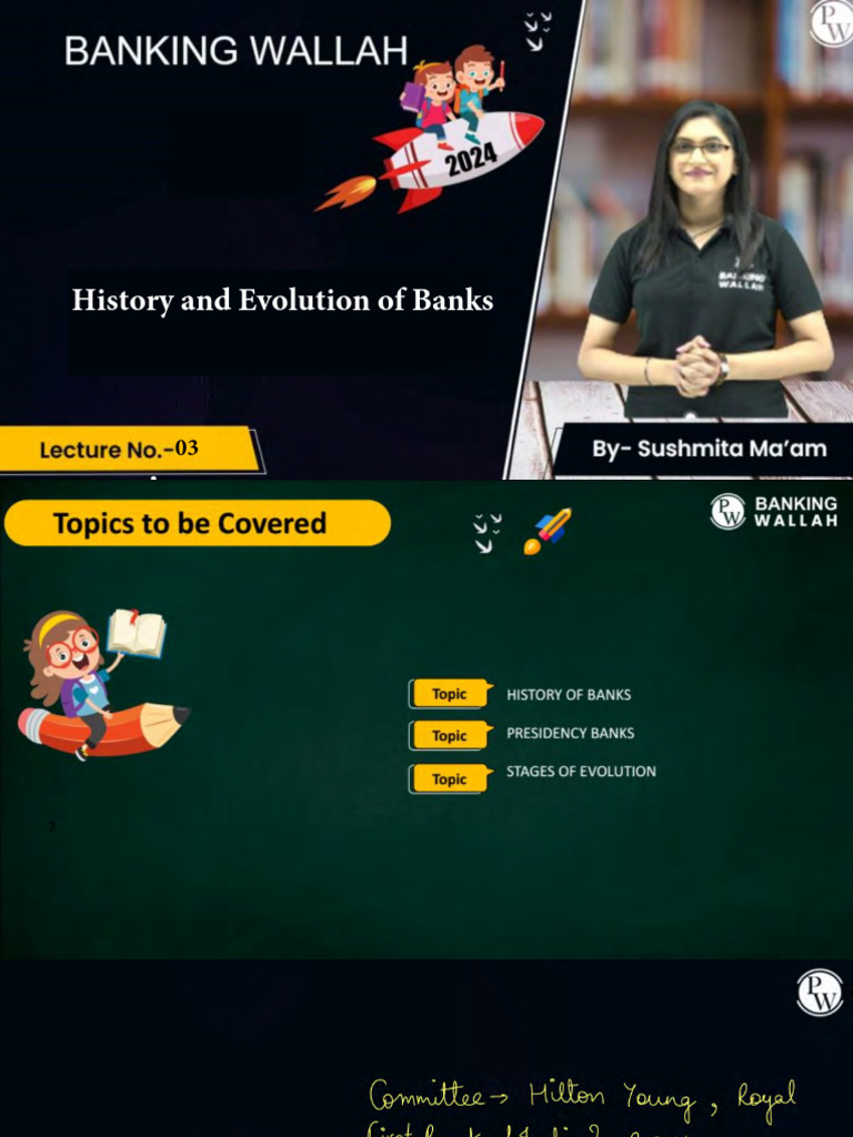 History and Evolution of Banks 03 - Class Notes | PDF