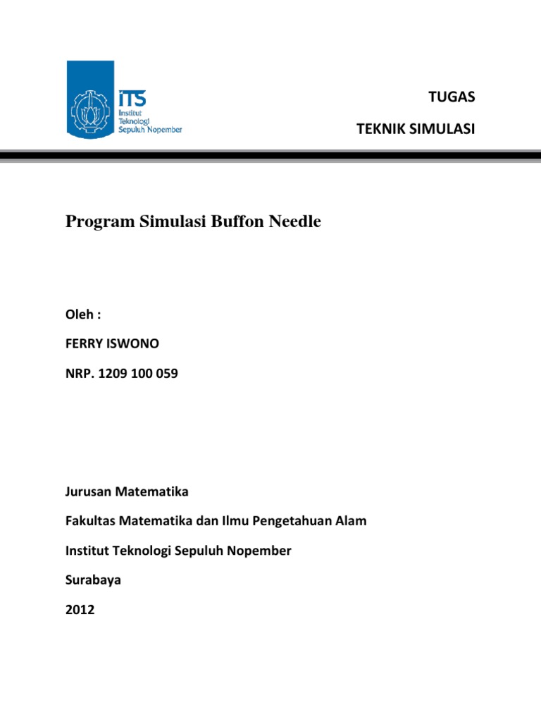 Buffon Needle | PDF | Object (Computer Science) | Matlab
