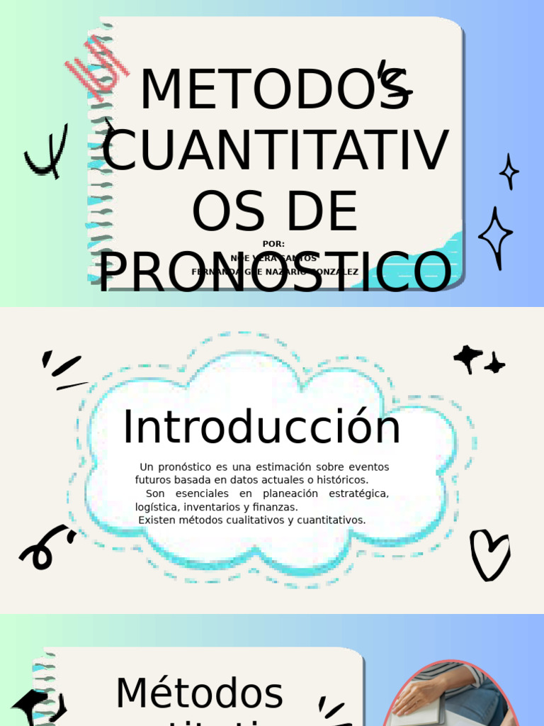 Metodos Cuantitativos de Pronosticos | PDF | Datos | Estadísticas