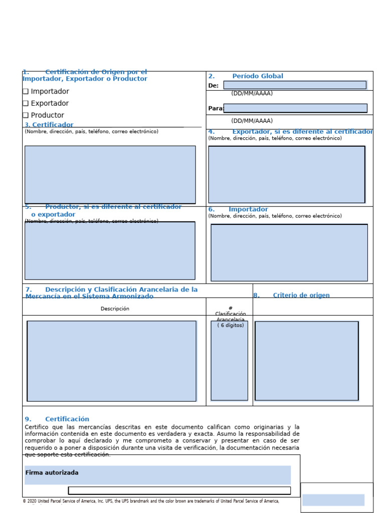 UPS TMEC Fillable Form | PDF