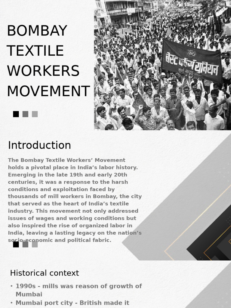 Bombay Textile Workers Movement | PDF | Strike Action | Economies