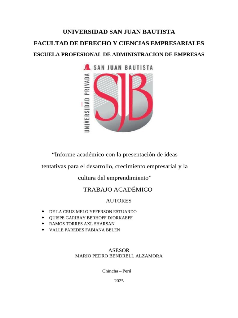 LRPD 1 Innovacion Avance | PDF | Iniciativa empresarial | Business