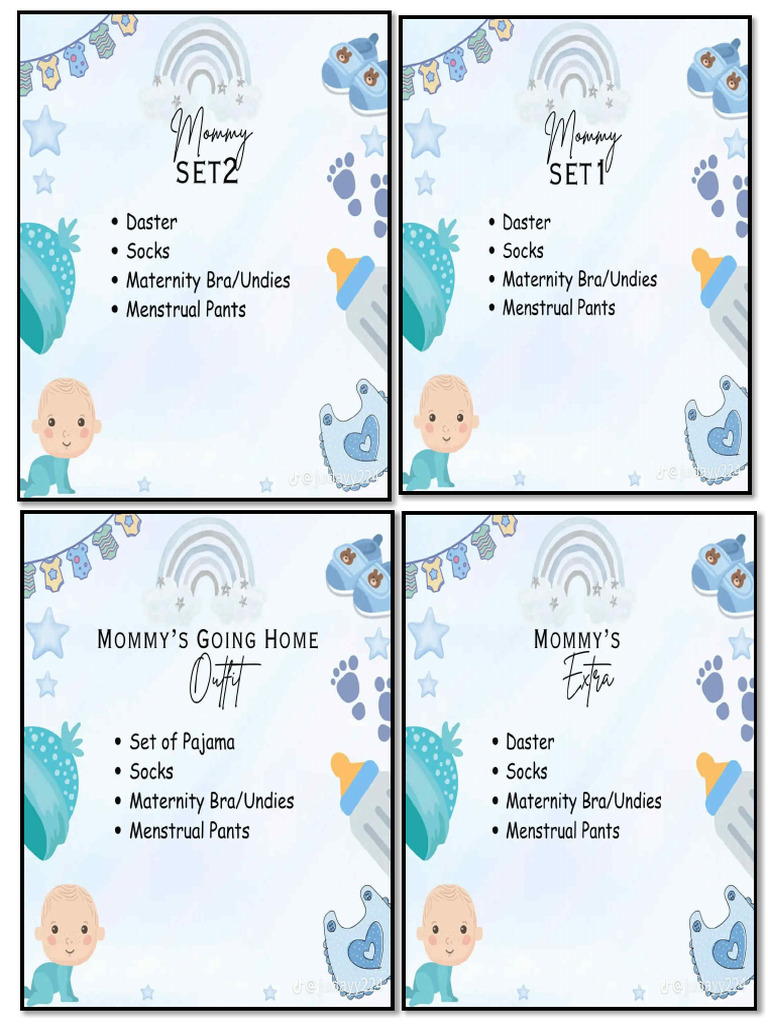 Baby Hospital Essential Sticker | PDF