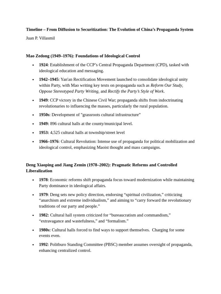 Evolution of China's Propaganda System | PDF | Mao Zedong | Deng Xiaoping