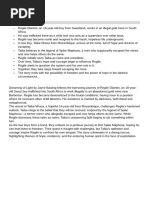 Grade 11 Dreaming of Light Summary | PDF