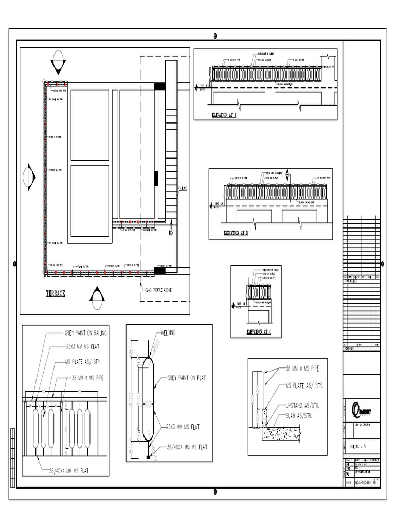 Part Elevation Flat Detail: Section-A | PDF