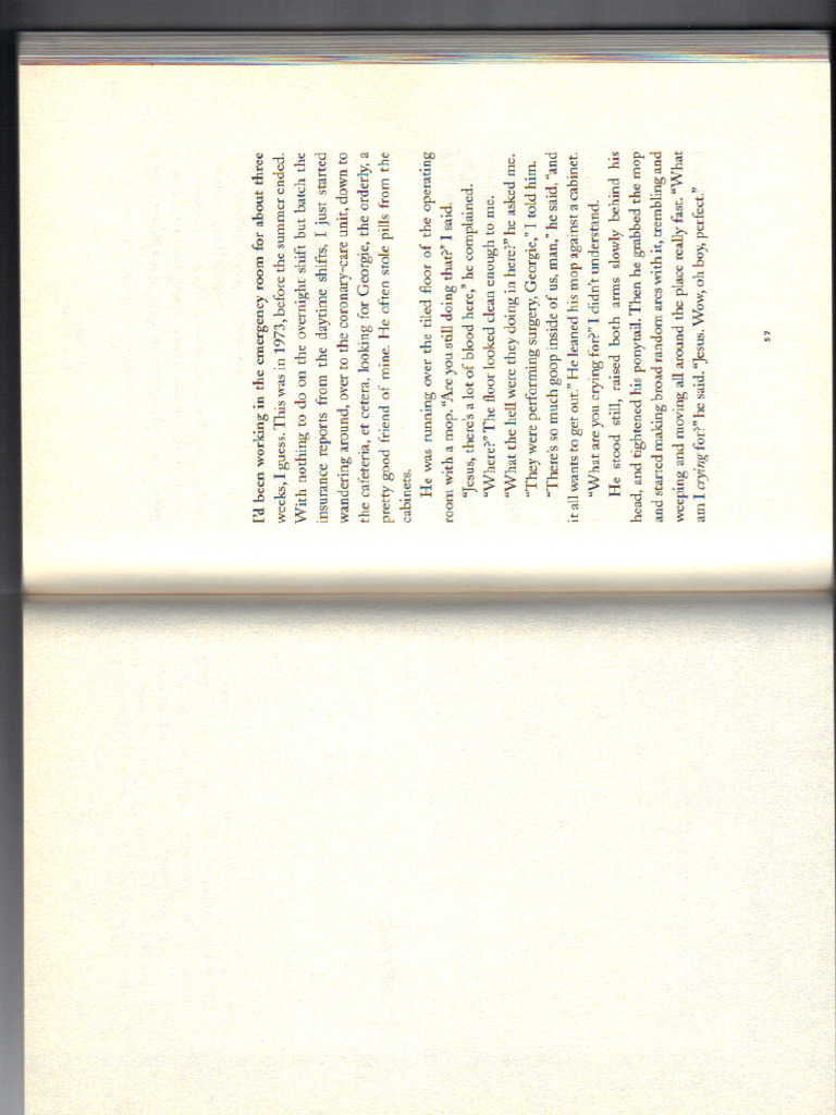 Emergency by Denis Johnson | PDF