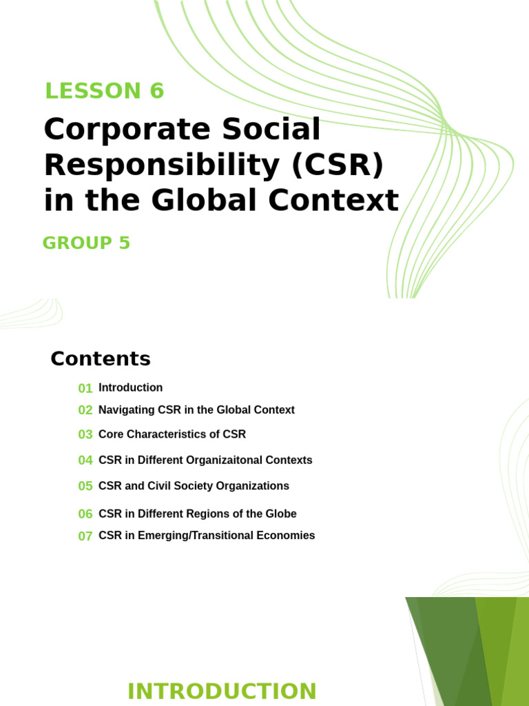 BAHR 213-3537 - 5 - CSR in The Global Context - FINAL | PDF | Corporate ...