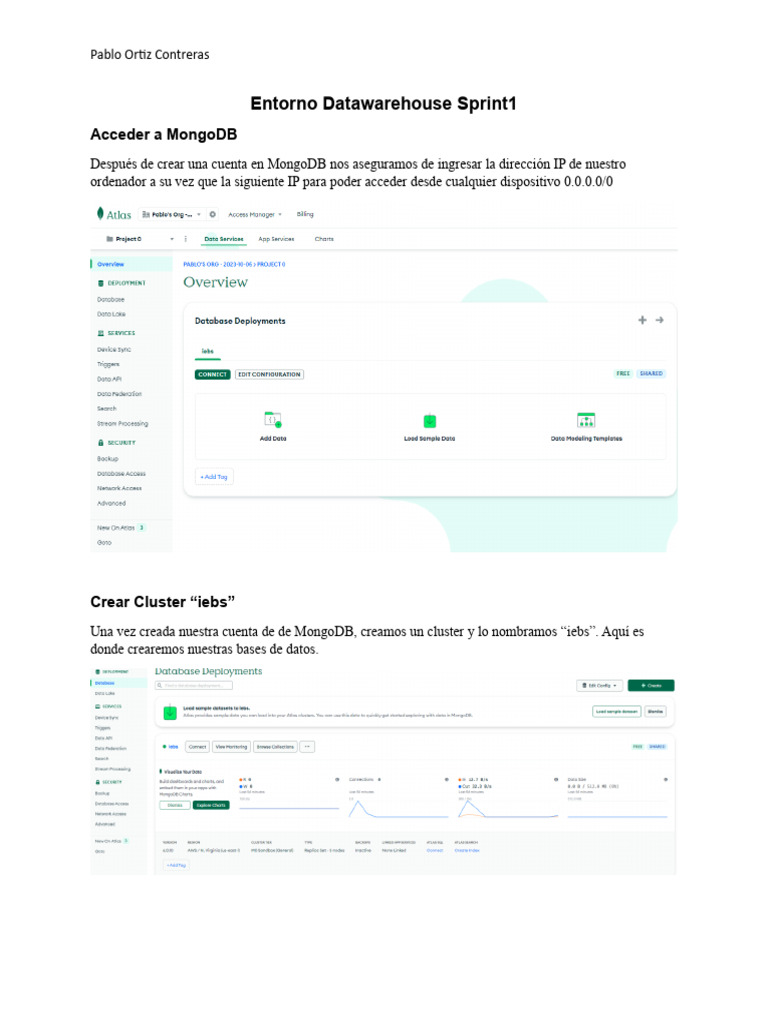 Entorno Datawarehouse Sprint1 - POC | PDF