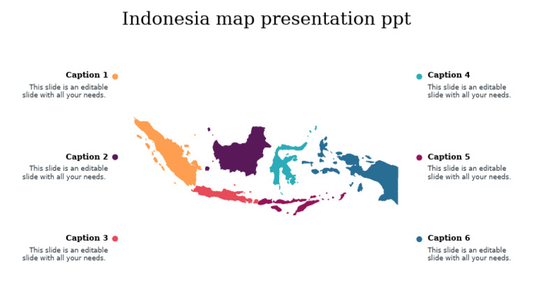 Editable Indonesia Map for PPT | PDF