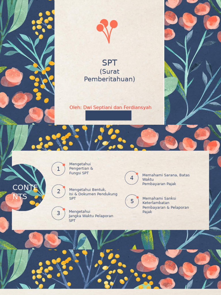 Pertemuan 9 - Pengajuan Perpanjangan Batas Waktu Penyampaian SPT | PDF