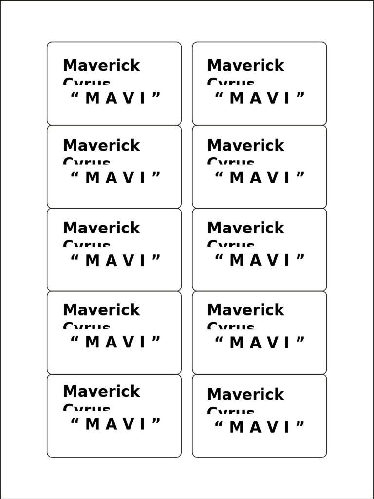 Mavi Label | PDF