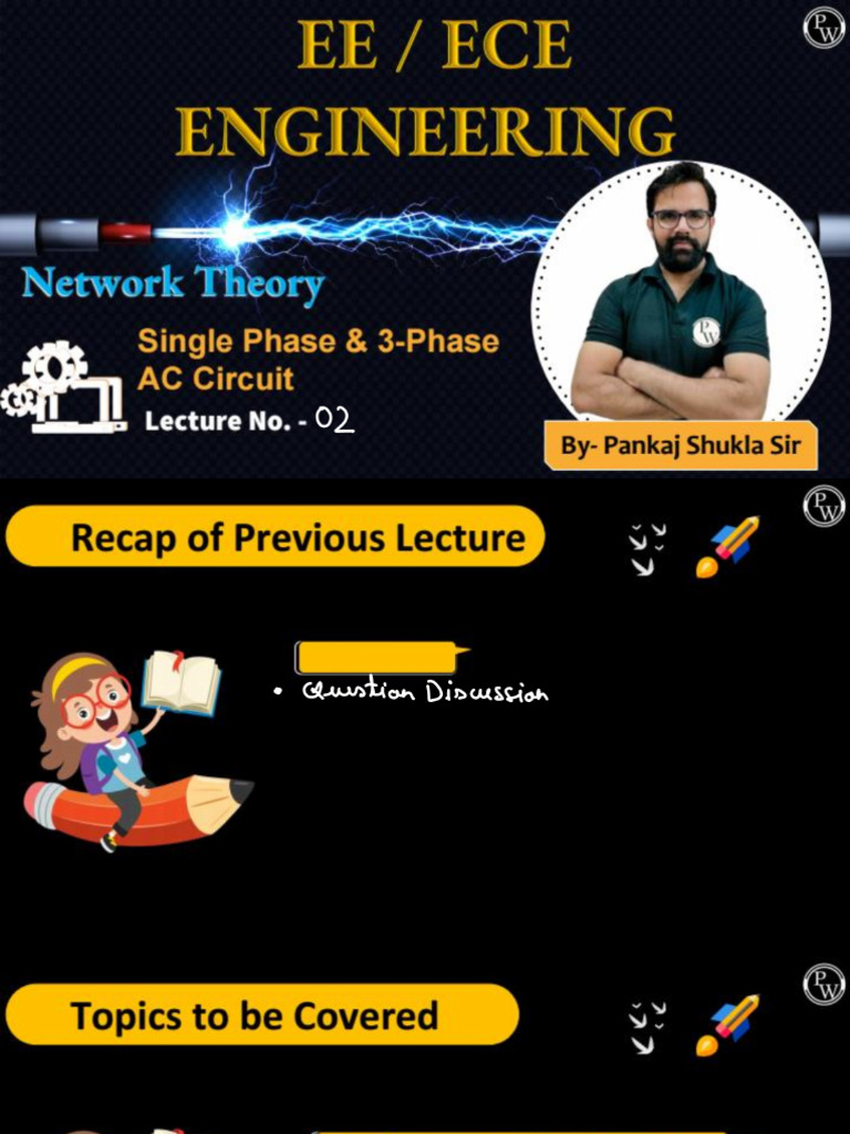 Single Phase & 3-Phase AC Circuit 02 - Class Notes (By Pankaj Shukla ...
