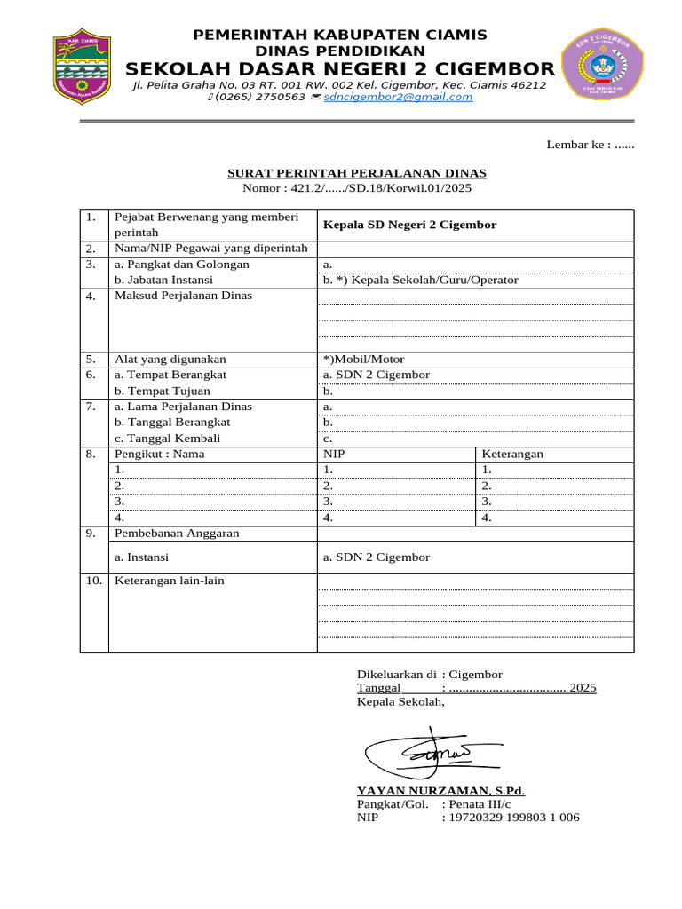 SPPD Baru 2024 2 | PDF
