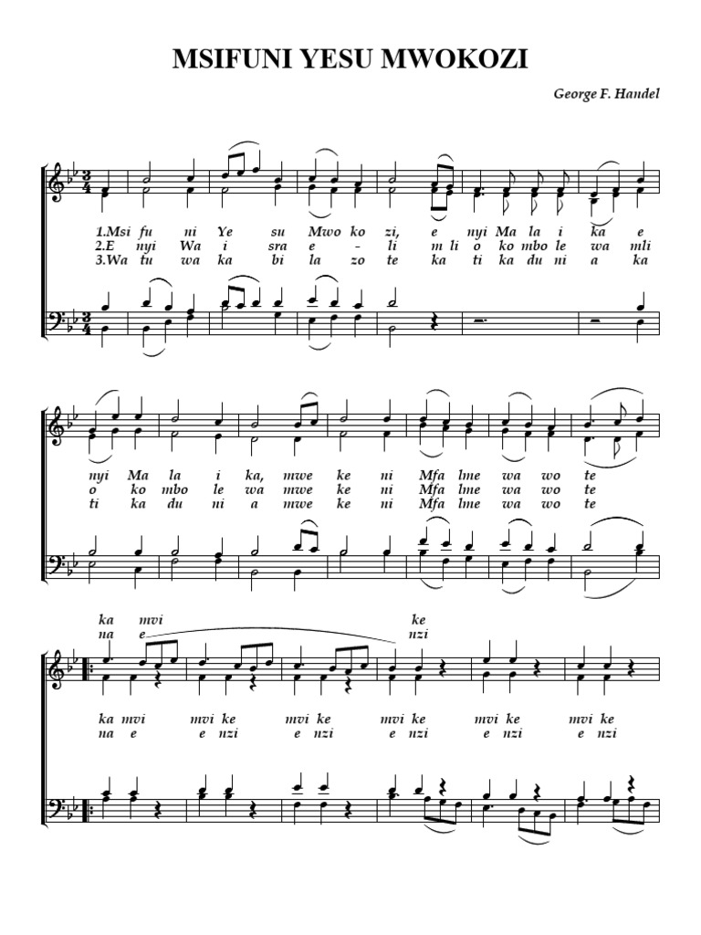 Msifuni Yesu Mwokozi | PDF