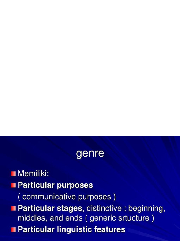 English Text Genres for High School | PDF