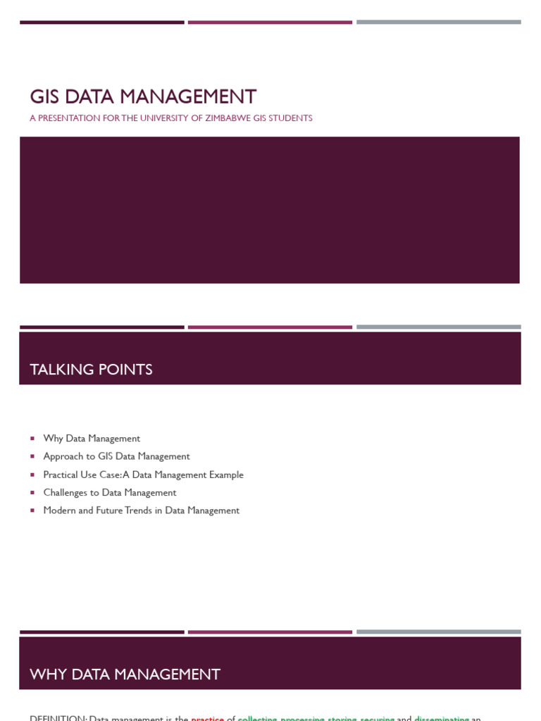 Effective GIS Data Management Strategies | PDF | Geographic Information ...