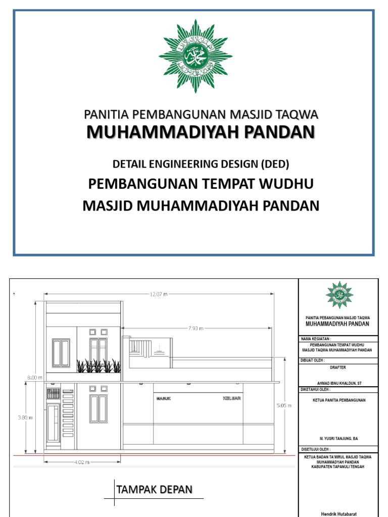 Design Dan Rab Tempat Wudhu | PDF
