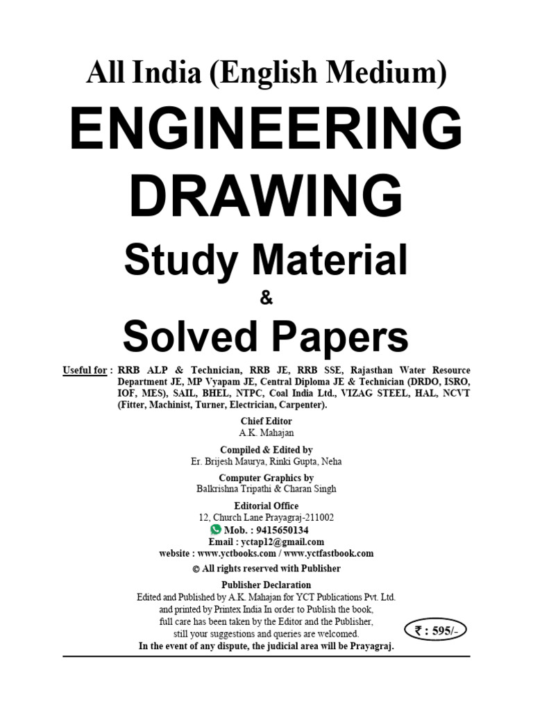 RRB ENGINEERING DRAWING Study Material & Solved Papers | PDF ...