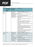 Cambridge Lower Secondary Science 0893 Curriculum Framework | PDF