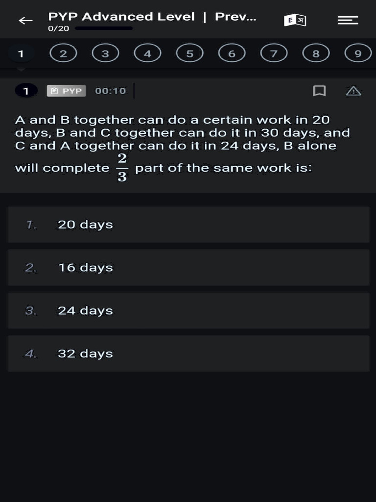 PYQ advanced level TIME AND WORK | PDF | Home Appliance | Hydraulic ...