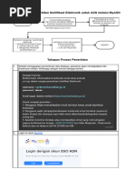 Cara Penginputan Sertifikat Melalui My Asn | PDF