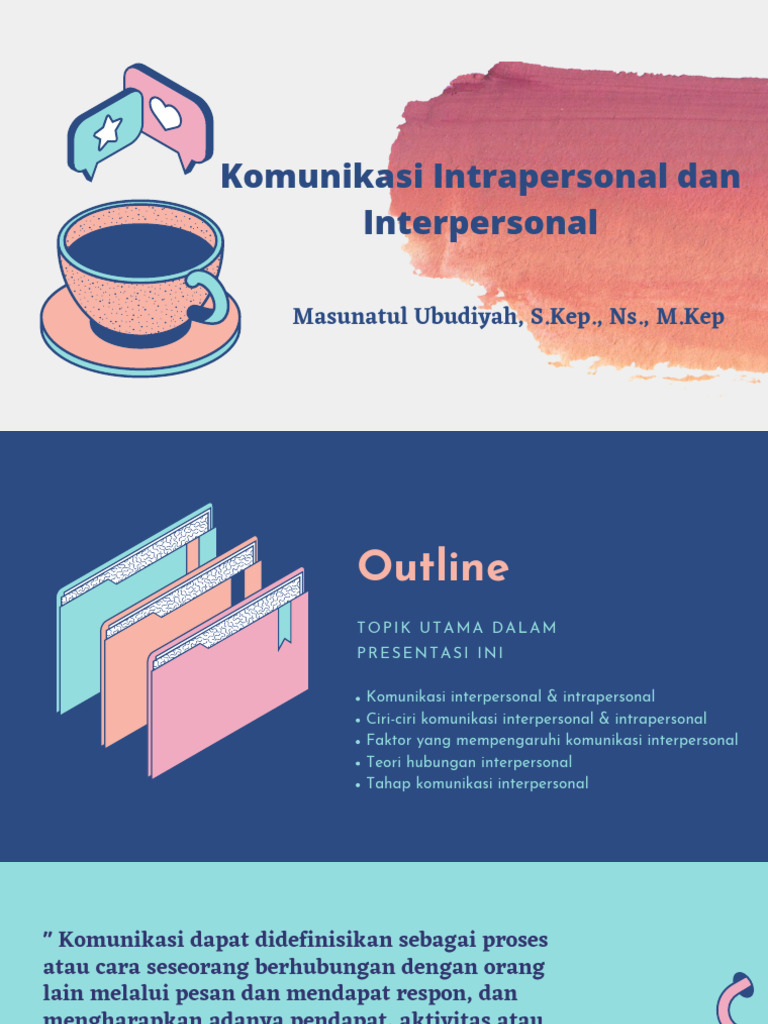 Komunikasi Intrapersonal dan Interpersonal | PDF