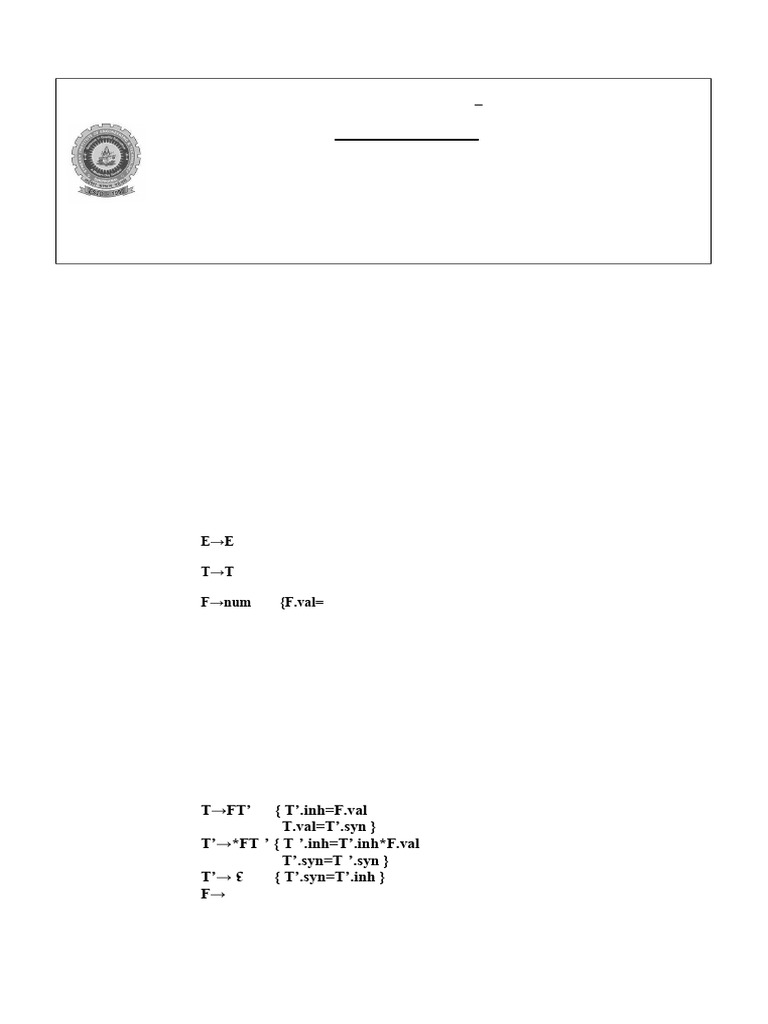 CD Assignment-4 (2024-25) | PDF