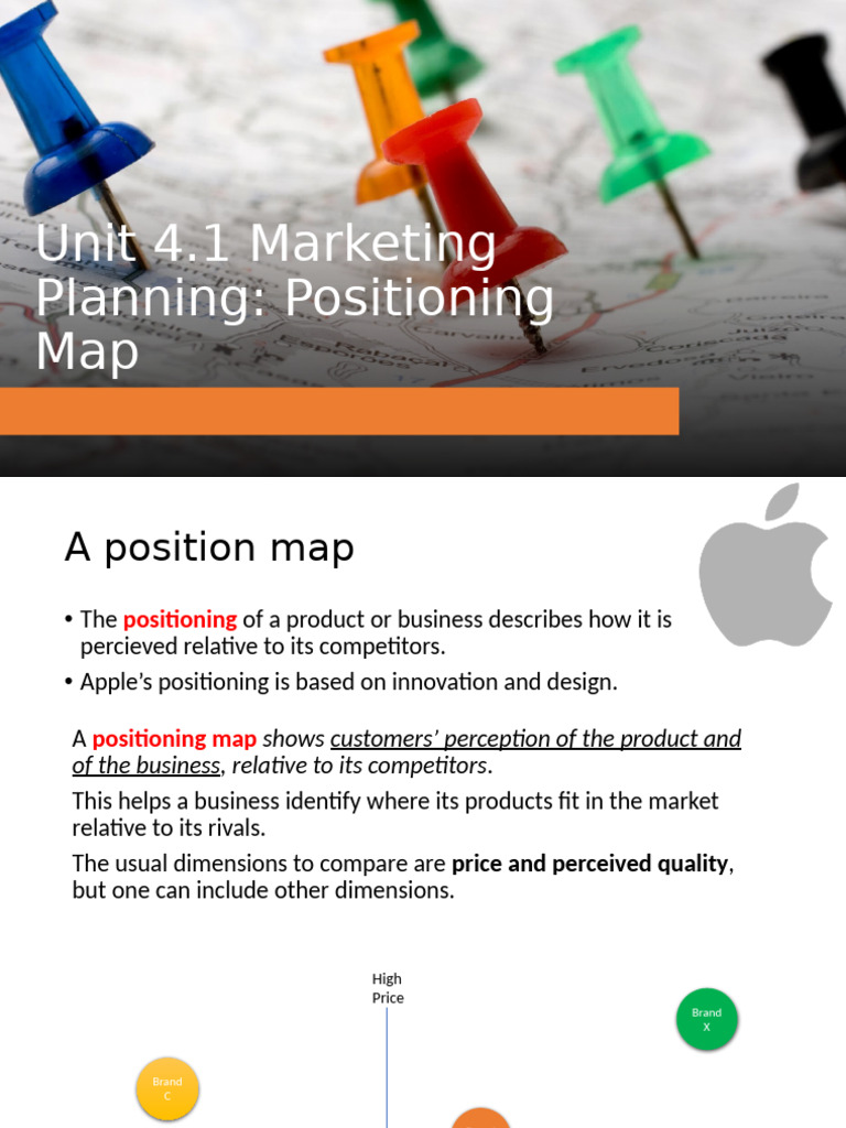 Unit 4.1 Marketing Planning - Positioning Map | PDF | Marketing | Brand