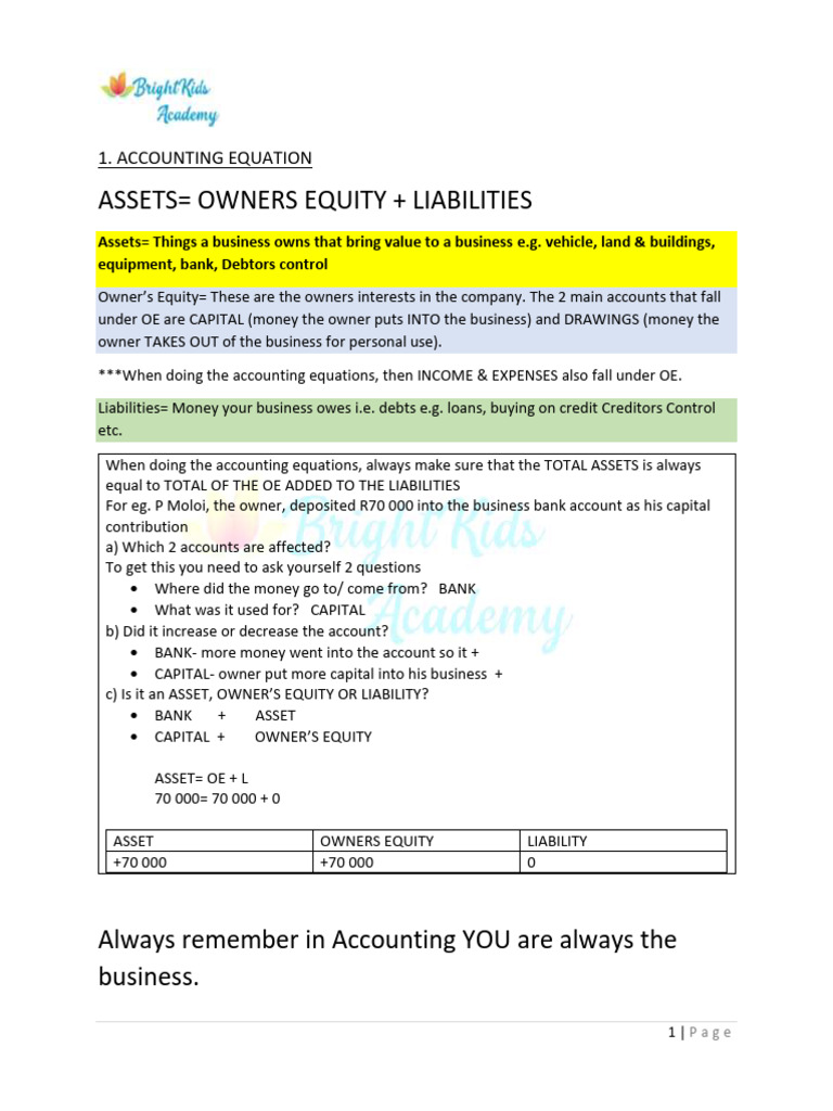 Accounting EMS Understanding LEDGERS | PDF | Debits And Credits | Equity (Finance)