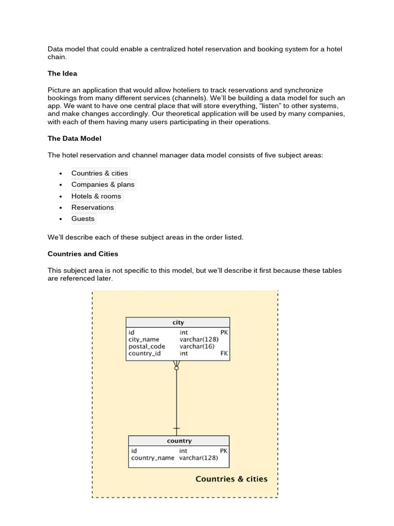 Hotel booking course work | PDF | Hotel | Data Model