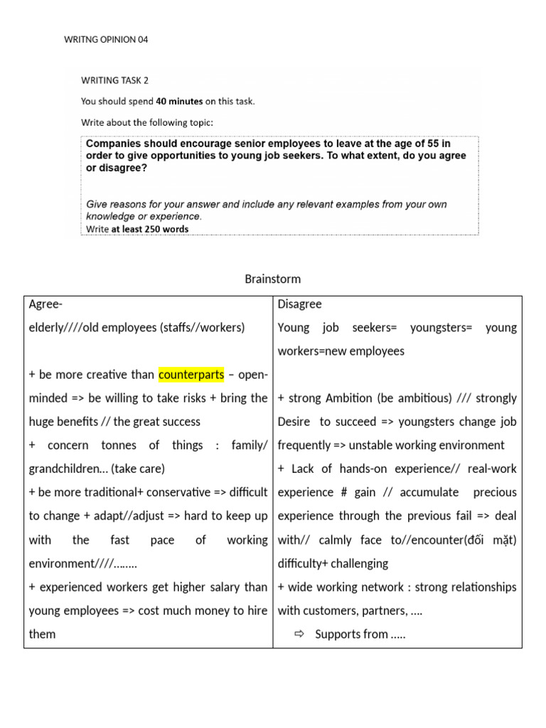 35 - Writing Task 2-Opinion 04 | PDF