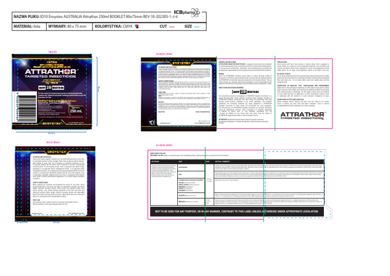 Id10 Ensystex Australia Attrathor 250ml Booklet 80x75mm Rev-10-202305-1 ...
