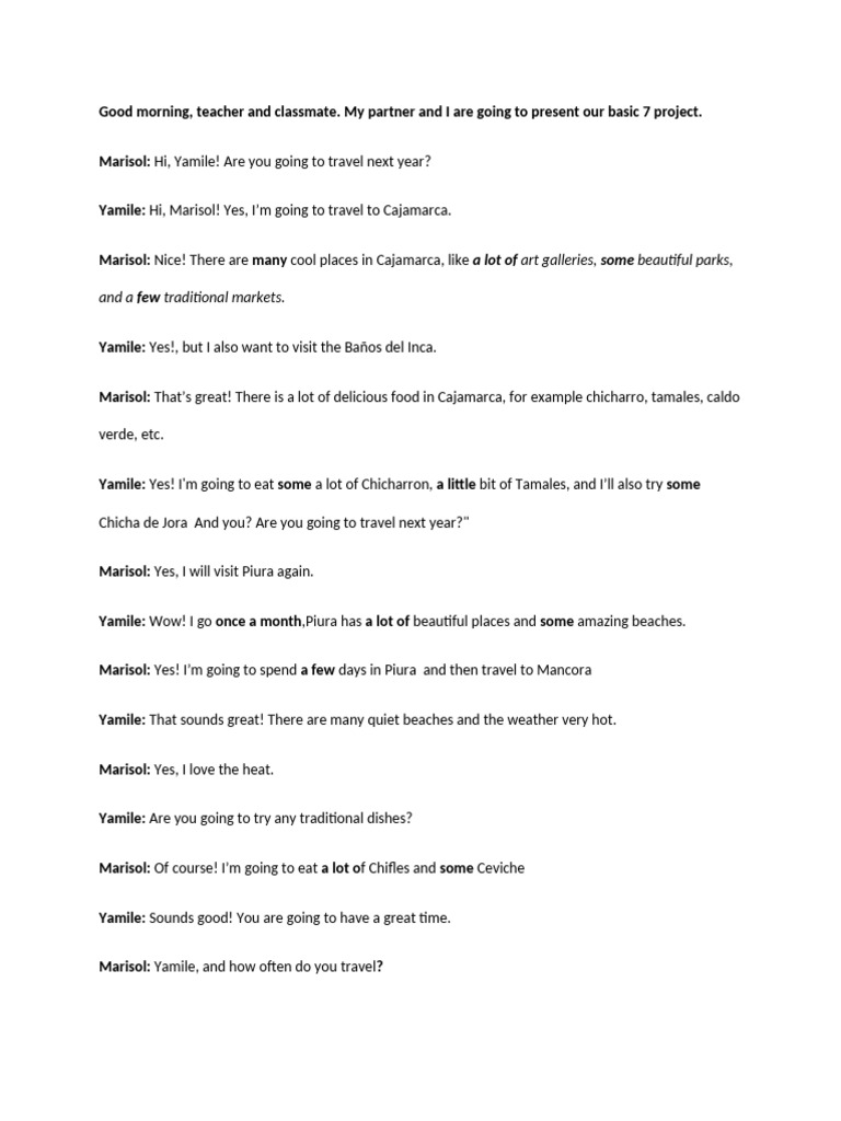 Basic 7 Project | PDF