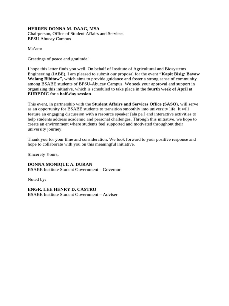 Kapit Bisig: Student Support Proposal | PDF | Social Psychology