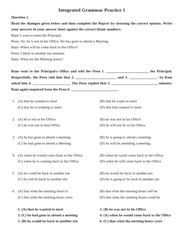Integrated Grammar Practice for Students | PDF | Malaria | Mosquito