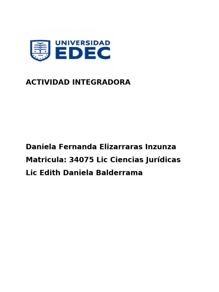 Act Integradora Constitucional | PDF