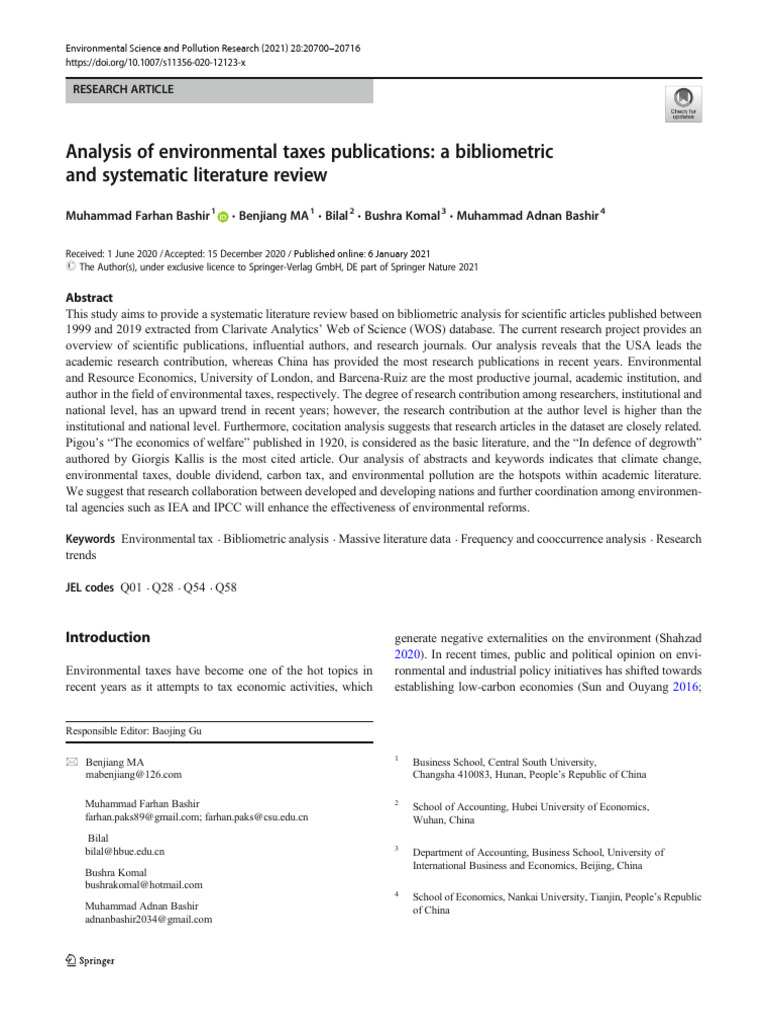 SLR and Biblo Example Paper | PDF | Taxes | Economies